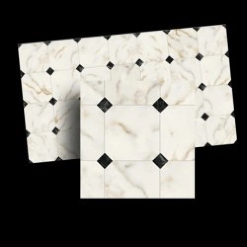 MARMOL ROMBO BLANCO 24.5X14CM 34724