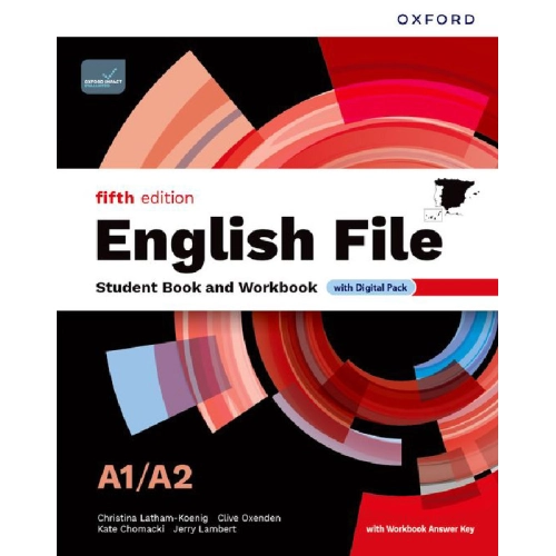 ENGLISH FILE 5TH EDITION A1/A2. STUDENT'S BOOK AND WORKBOOK AND DIGITAL ...